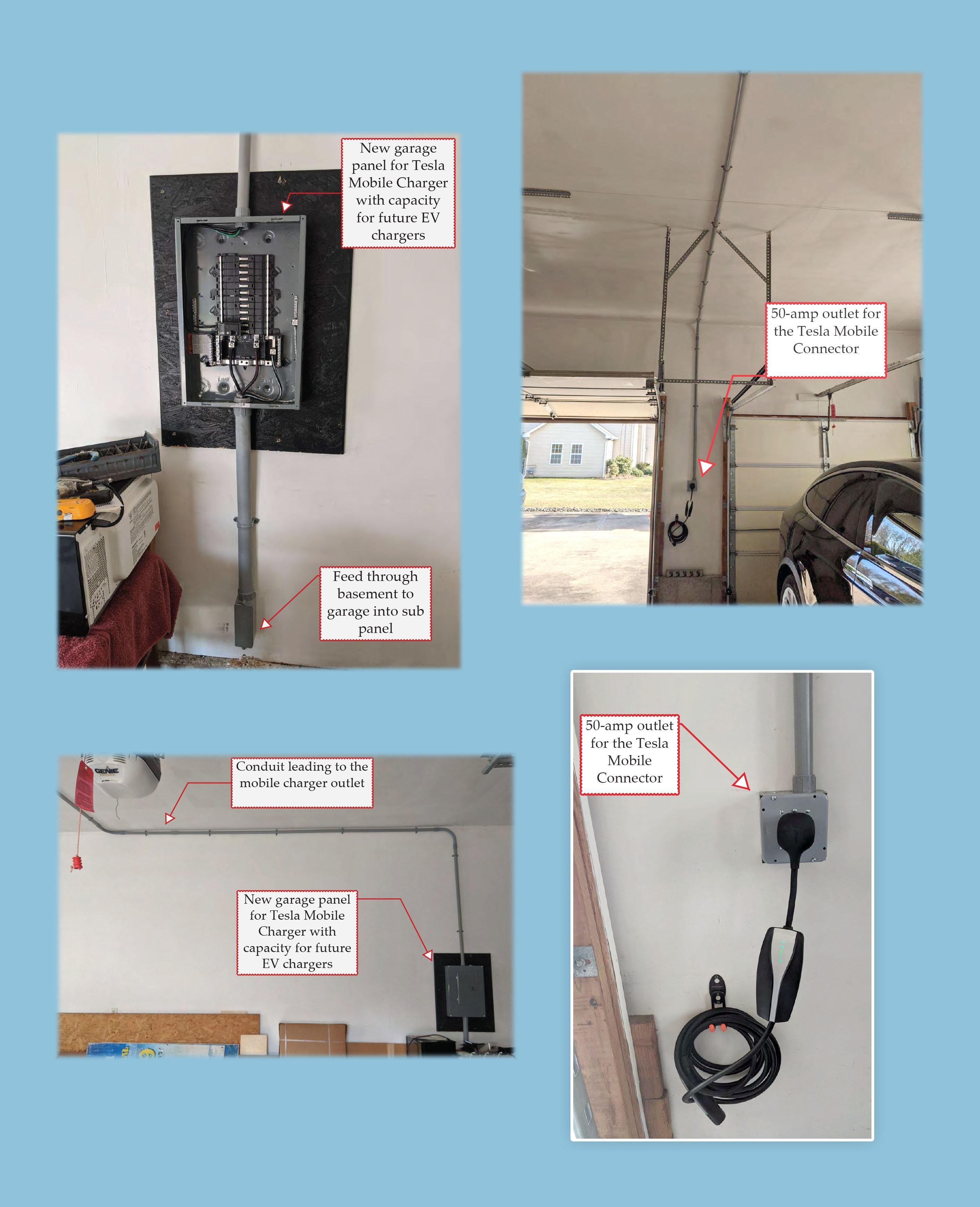 Tesla Mobile Connector Installations